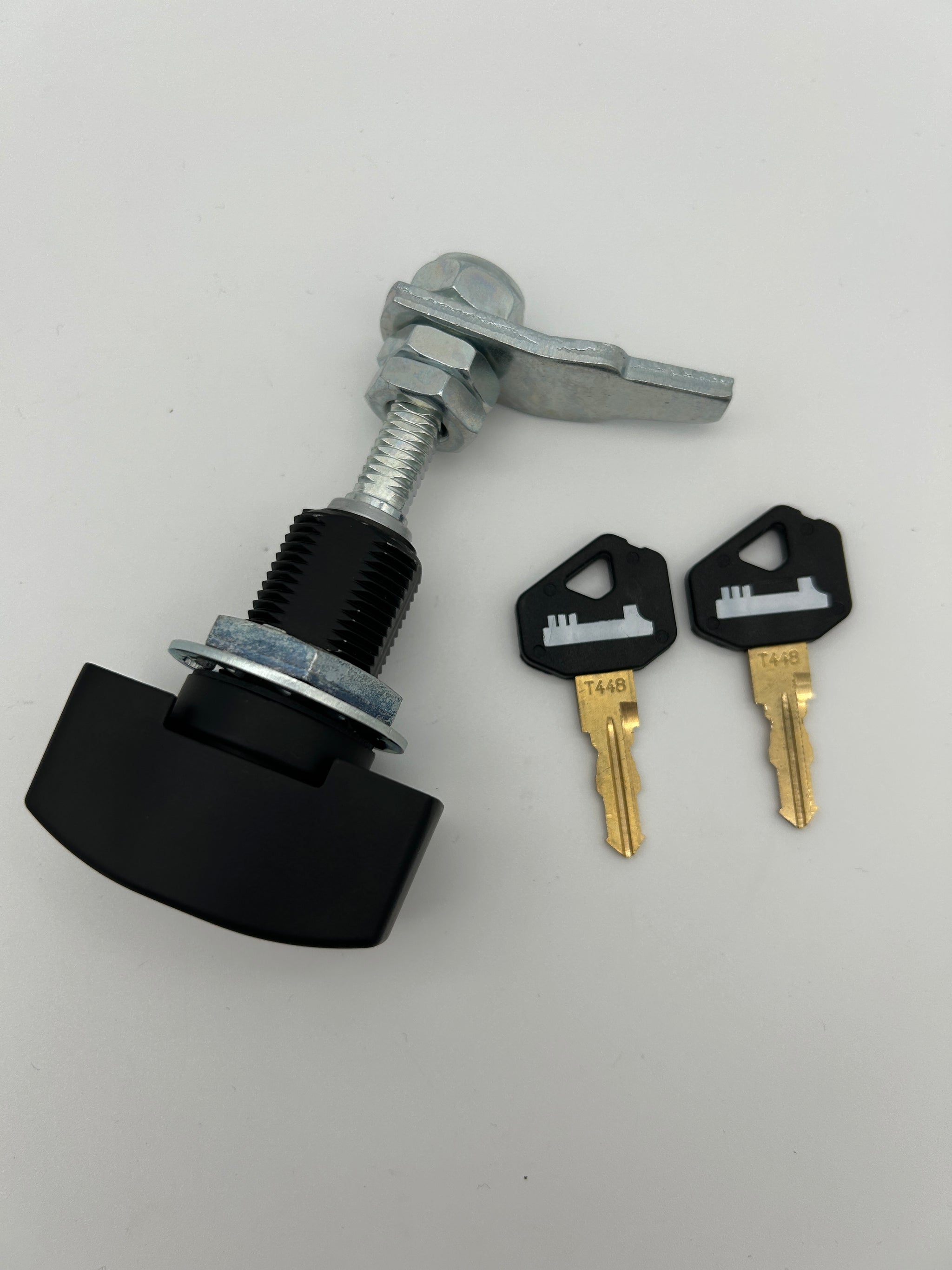 1Key Wing Knob Compression Lock- Black