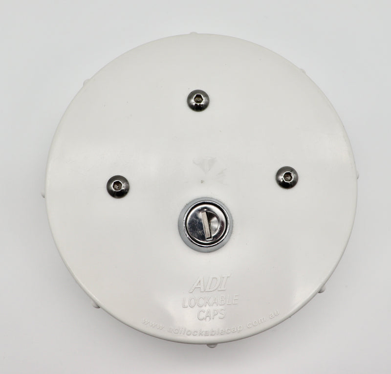 1Key PVC End Cap 100mm | Lockable PVC Cap, 1Key System
