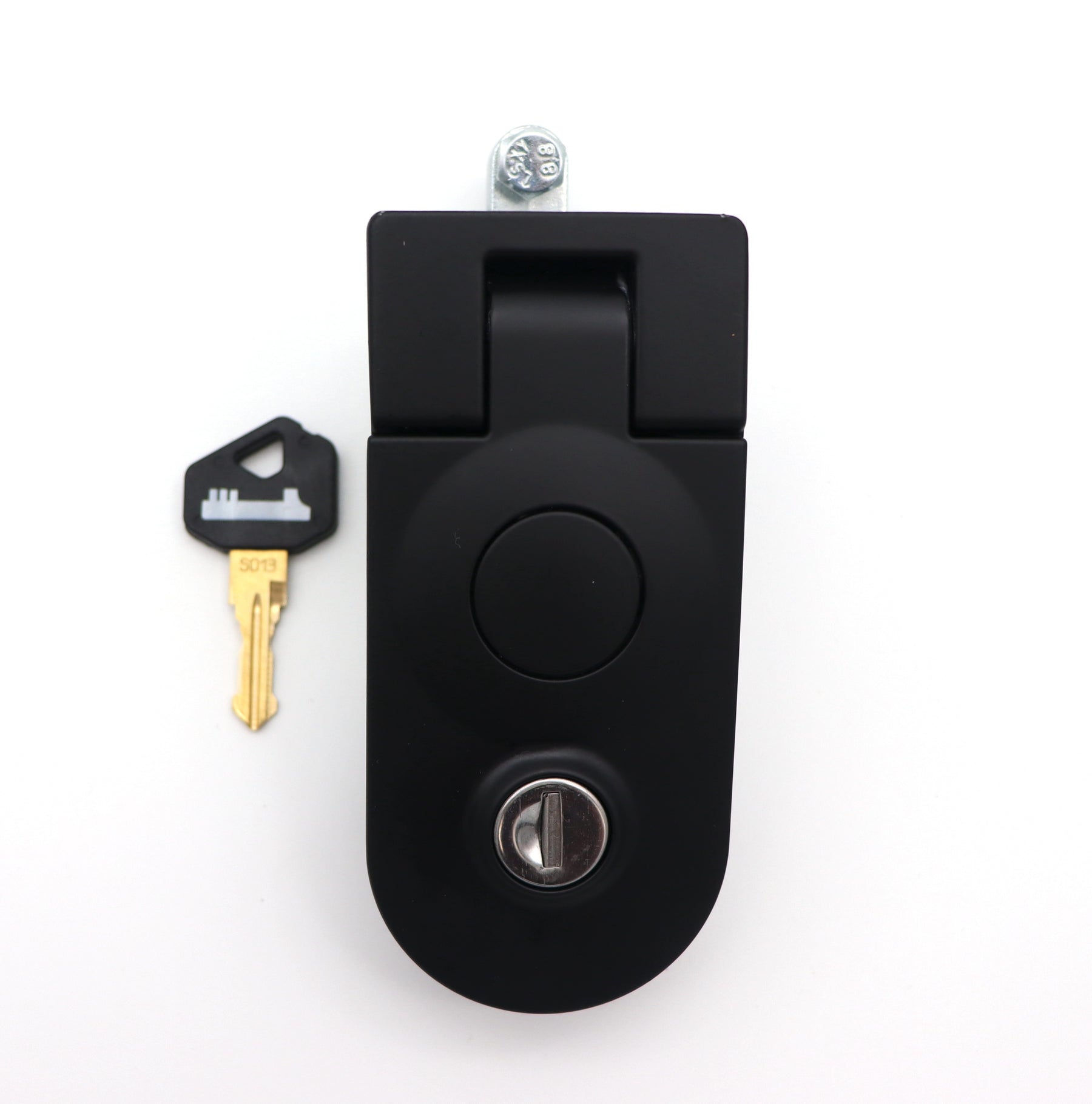 1Key Round End Toolbox Lock - Black