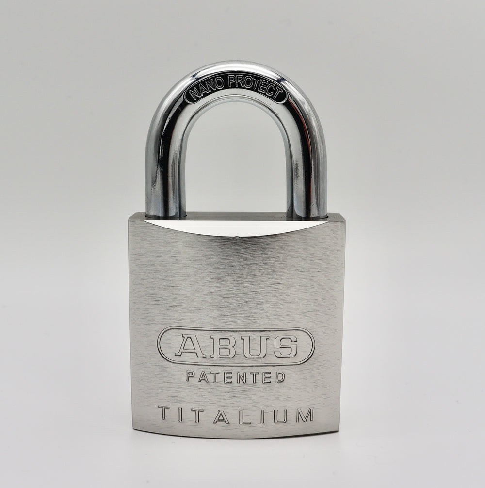 1KEY MEDIUM Padlock | Satin Chrome - 8mm Shackle