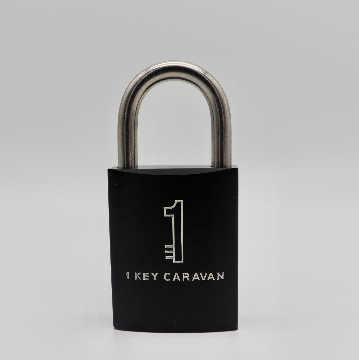 1KEY SMALL Padlock | Black 6.4mm Shackle